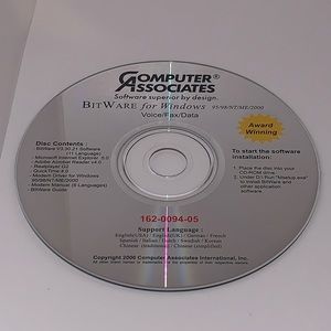 Other | Computer Associates Bit Ware For Windows V3321 | Poshmark